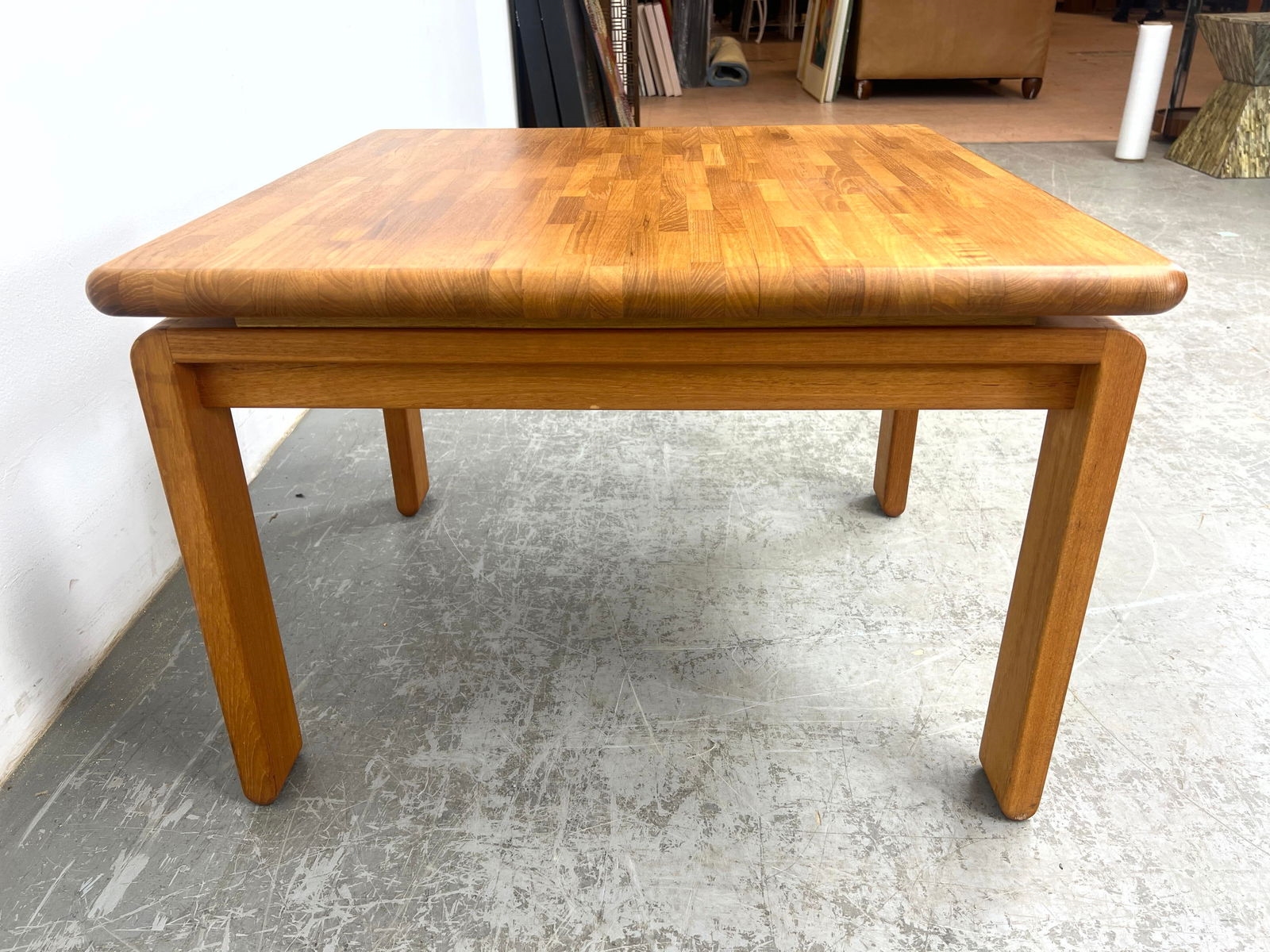 Danish Modern | D-SCAN Danish Modern Teak Butcher block Top Coffee ...