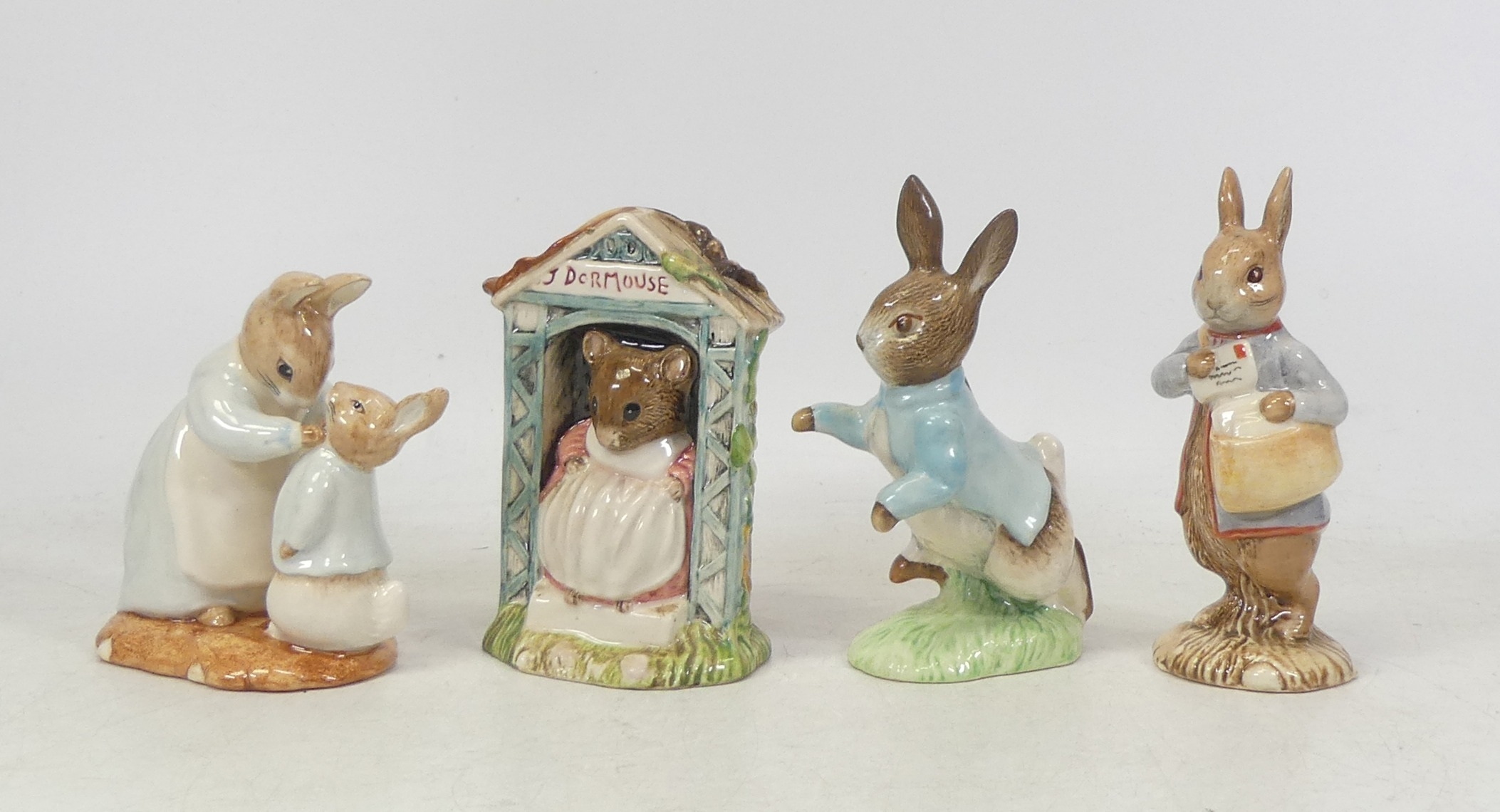 Beatrix Potter | Four Royal Albert Beatrix Potter figures to include ...
