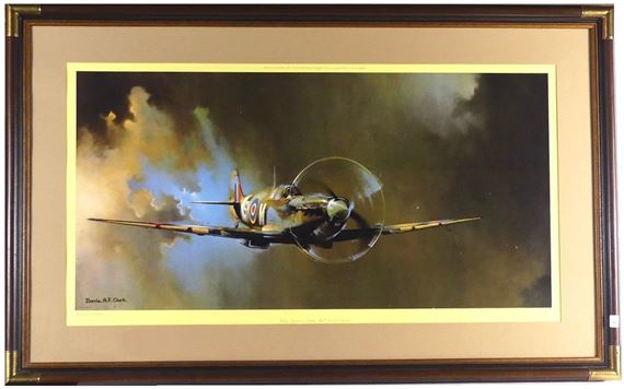 Barrie A.F. Clark | Vickers Supermarine Spitfire, MK V B of 243 ...