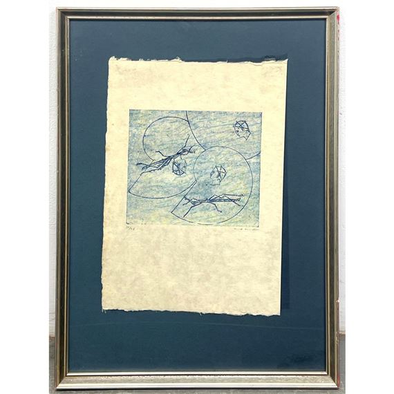 Max Ernst | Signed Max Ernst German Surrealist. Color Lithograph Print ...