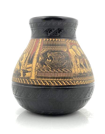 Marvin Blackmore | MARVIN BLACKMORE NAVAJO TWO TONE BLACK AND YELLOW ...
