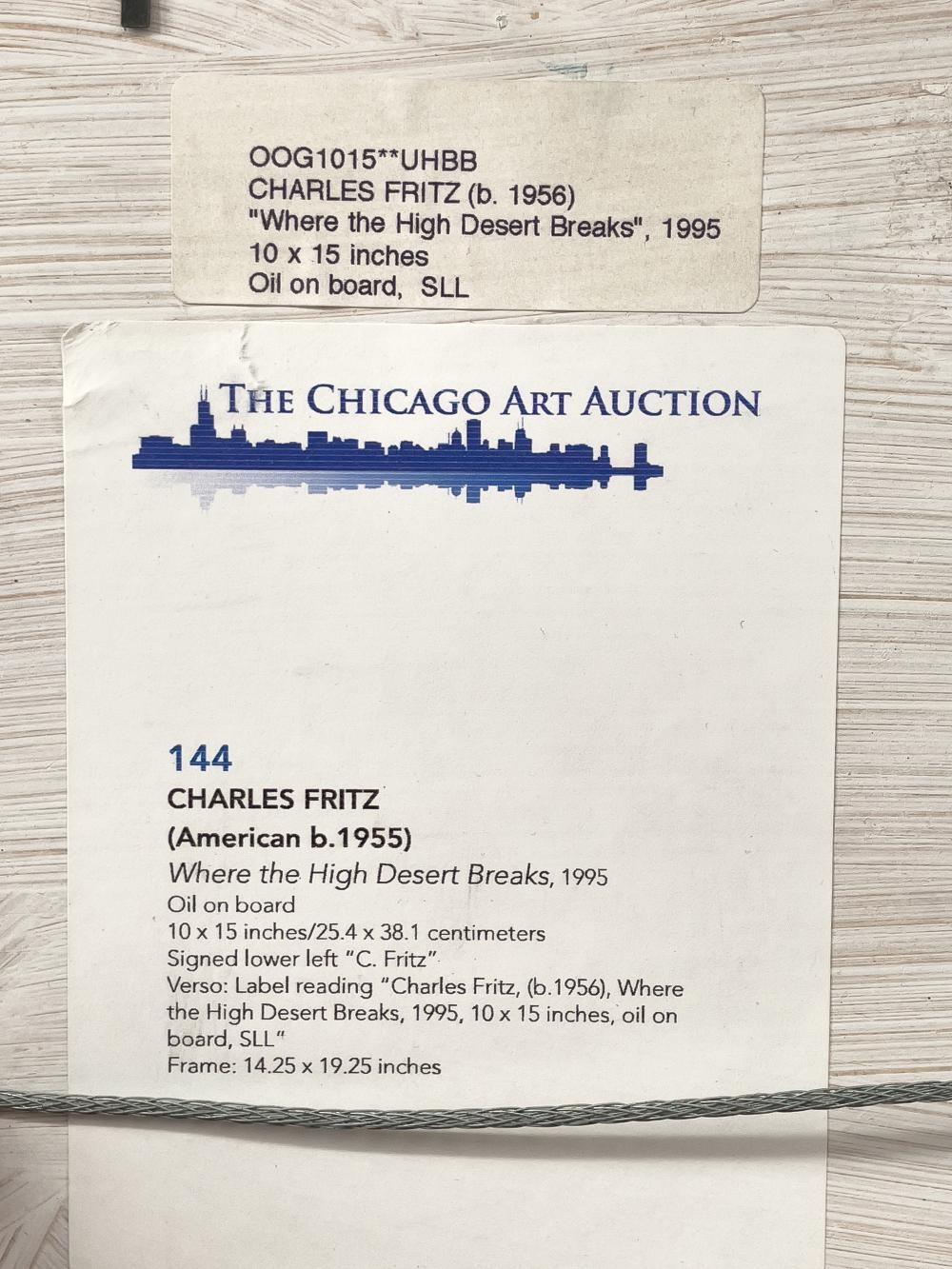 Charles Fritz | Where The High Desert Breaks (1995) | MutualArt