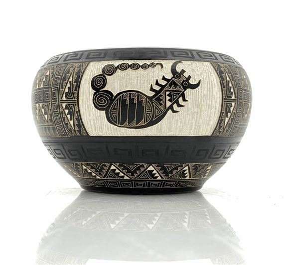 Marvin Blackmore | MARVIN BLACKMORE NAVAJO TWO TONE BLACK AND YELLOW ...