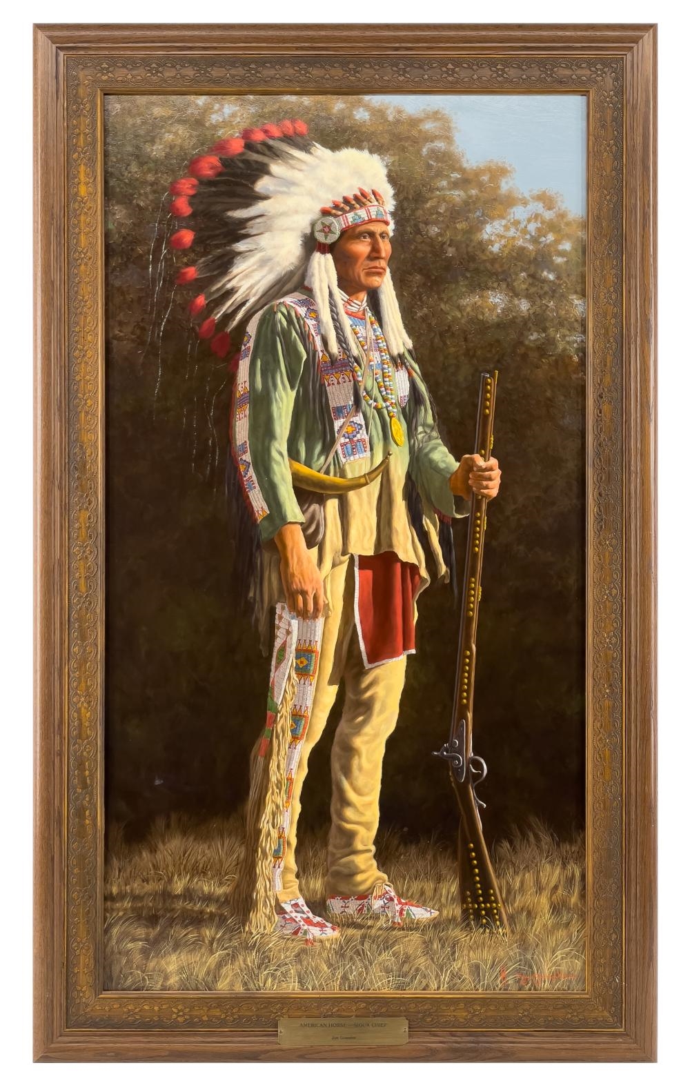 Joe Grandee | American Horse - Sioux Chief | MutualArt