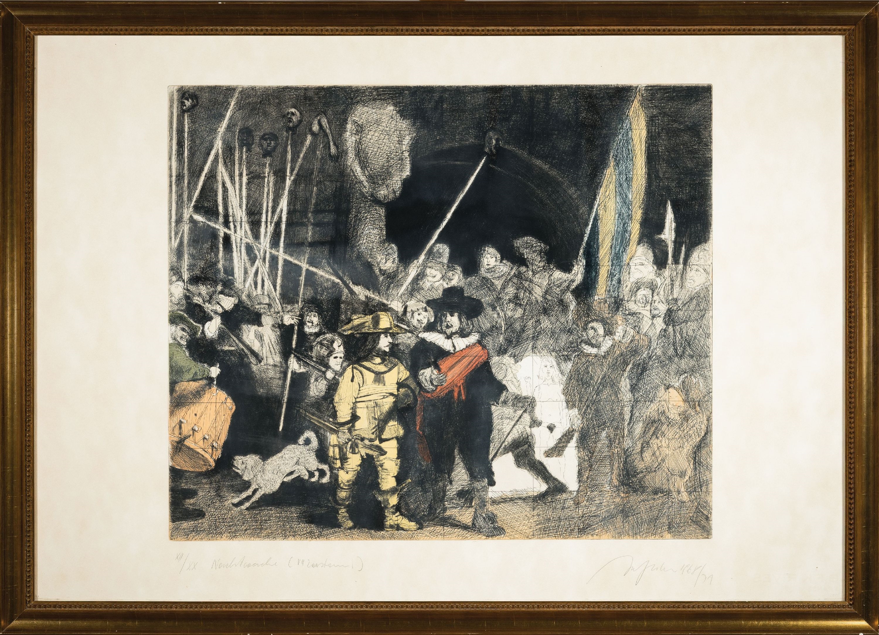Alfred Hrdlicka | night watch (1928 - 2009) | MutualArt