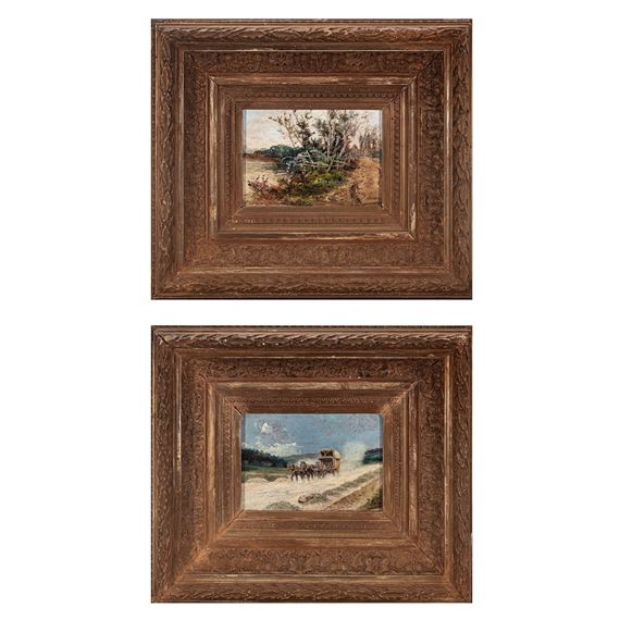 José Arpa y Perea | Paisaje;Diligencia | MutualArt