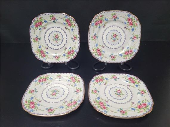 Royal Albert | 4 Royal Albert Porcelain Side Plates | MutualArt