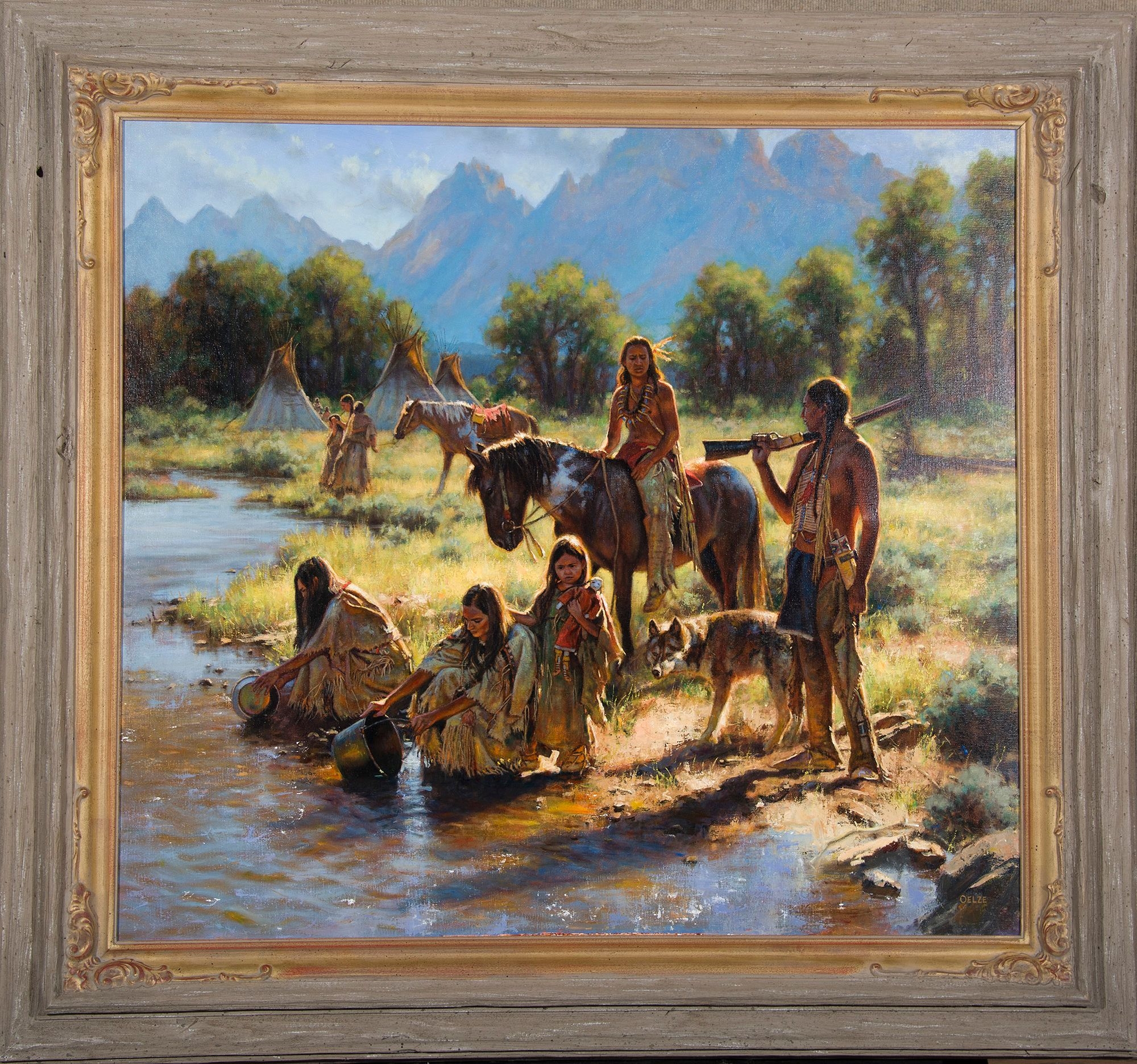 Don Oelze | Artist: Don Oelze; Title: Valley of Plenty; Medium: Oil on ...