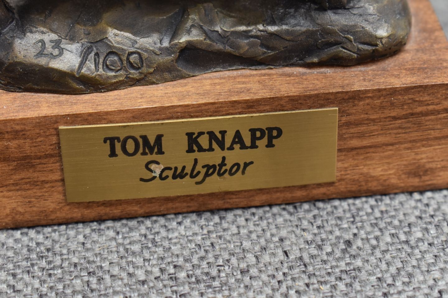 Tom Knapp | THREE WESTERN BRONZES (TOM KNAPP) | MutualArt