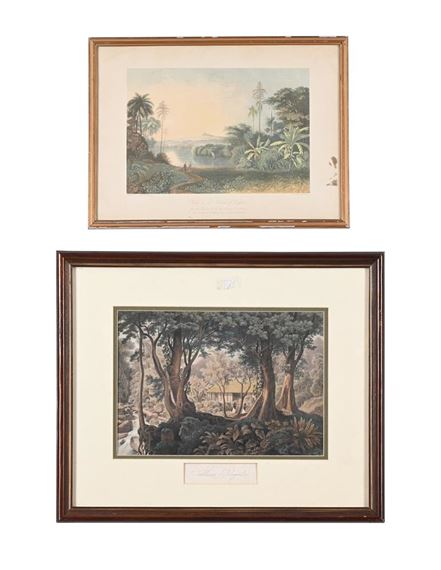 Anthony Vandyke Copley Fielding | VIEW IN THE ISLAND OF CEYLON (2 ...
