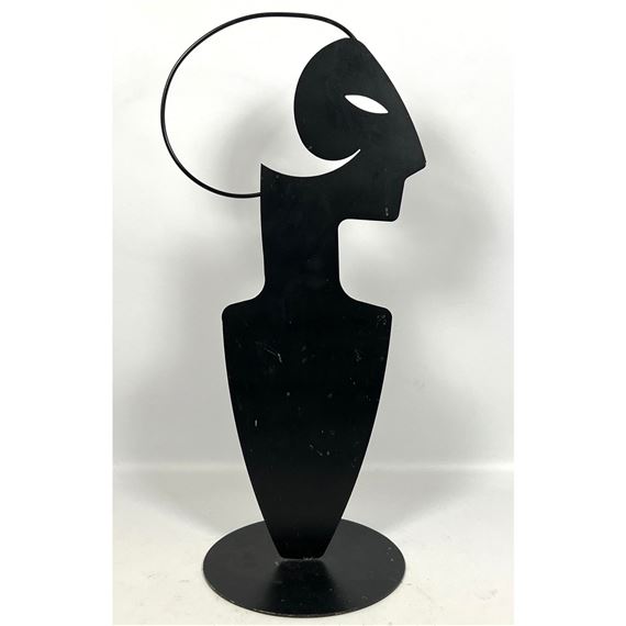 Gordon Keith | Gordon Keith Welded Stylized Female Torso Sculpture. Art ...