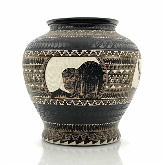 Marvin Blackmore | MARVIN BLACKMORE NAVAJO TWO TONE BLACK AND YELLOW ...
