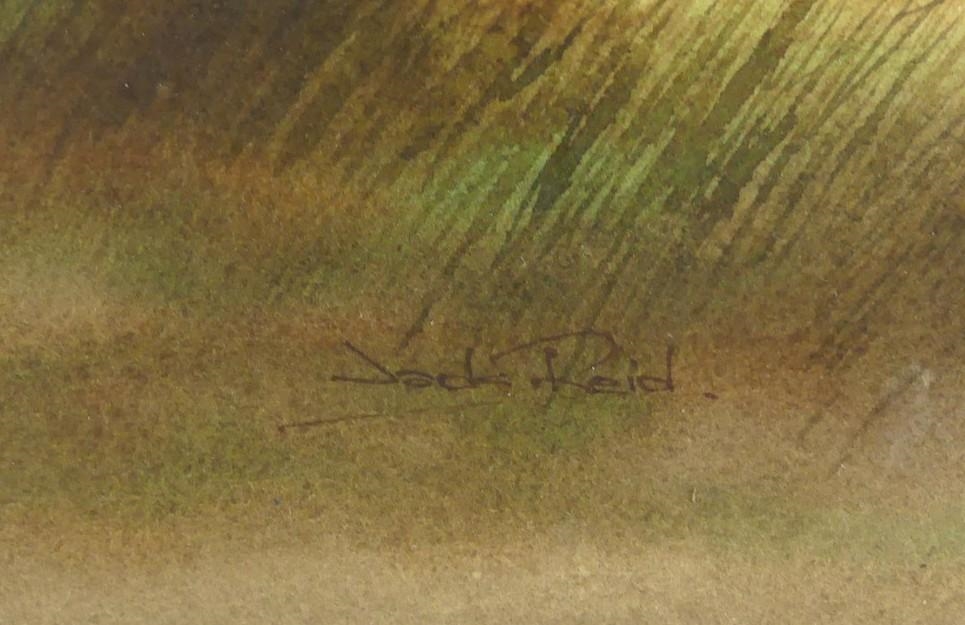 Jack Henry Reid | Untitled: Rural Landscape with Barn | MutualArt