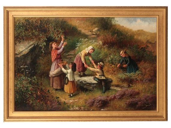 Jane Maria Bowkett | Blackberry pickers | MutualArt