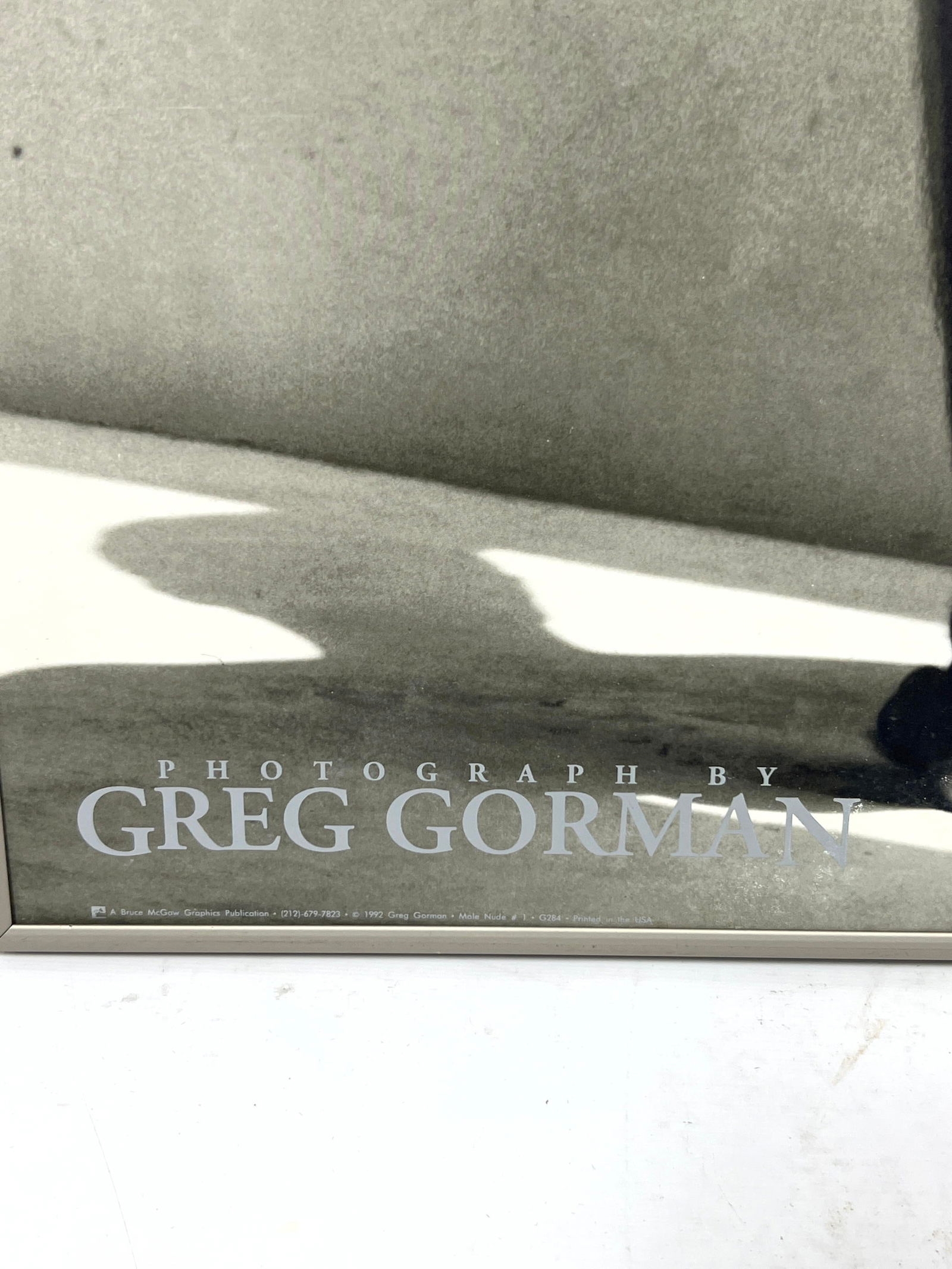 Greg Gorman | Original Greg Gorman Photography Poster of Male Nude ...