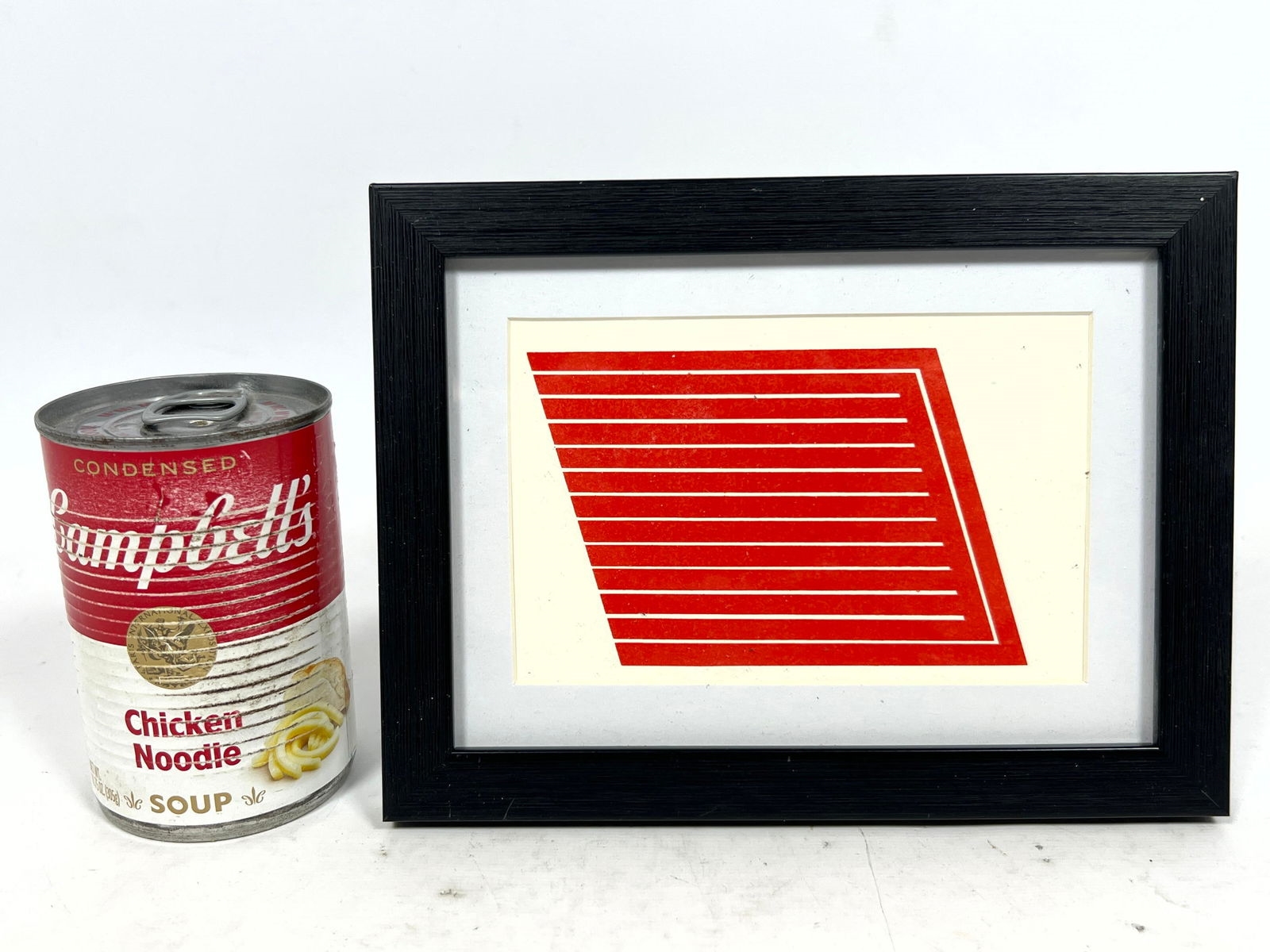 Donald Judd | Donald Judd offset lithograph in red on heavy paper (16 ...
