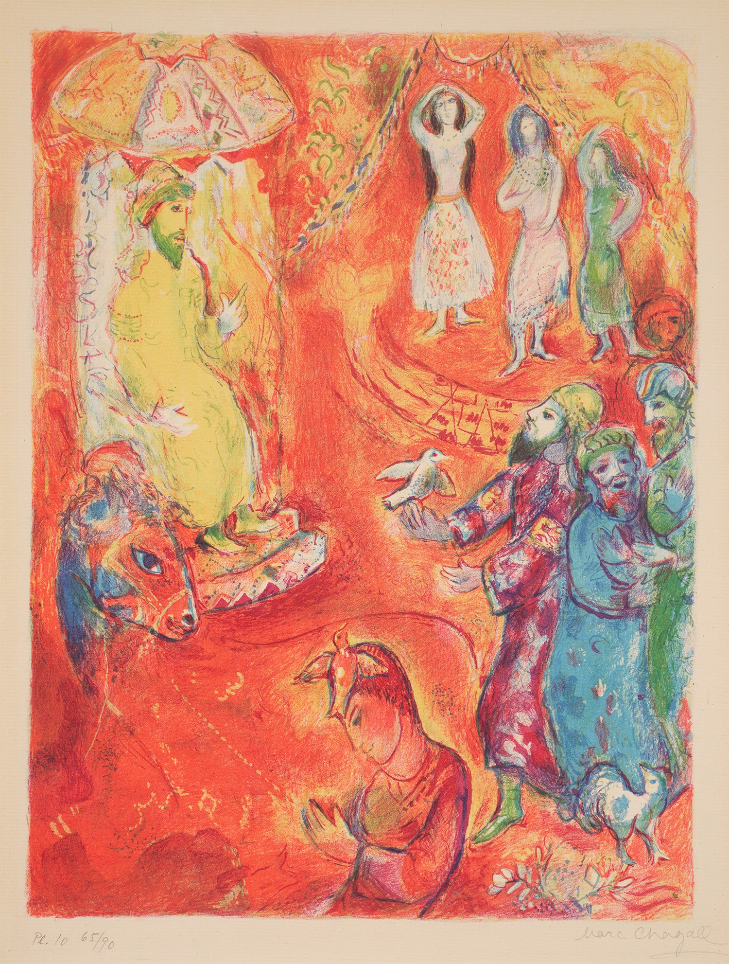 Marc Chagall | Now the King loved science and geometry and one festival ...