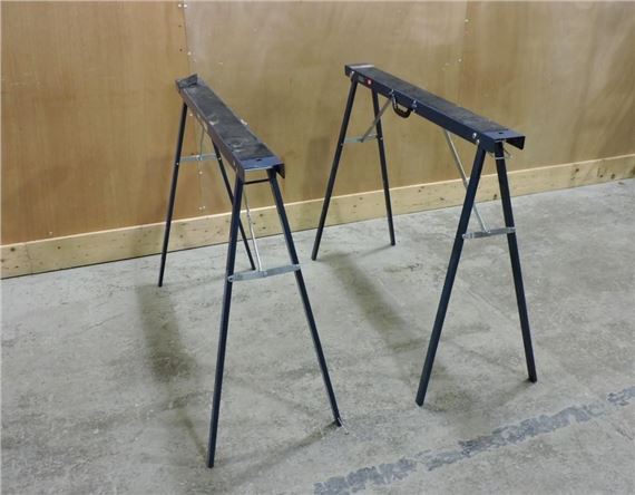 Mastercraft | 2 MASTERCRAFT FOLDING SAWHORSE | MutualArt