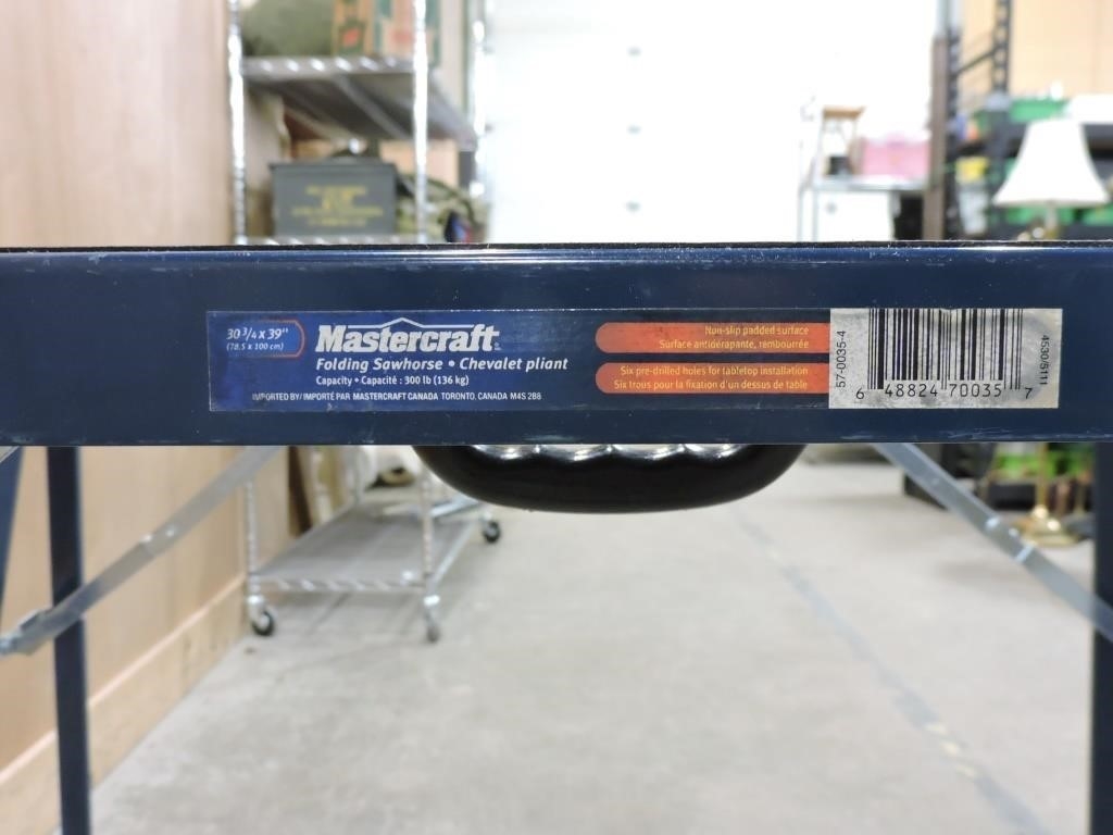 Mastercraft | 2 MASTERCRAFT FOLDING SAWHORSE | MutualArt
