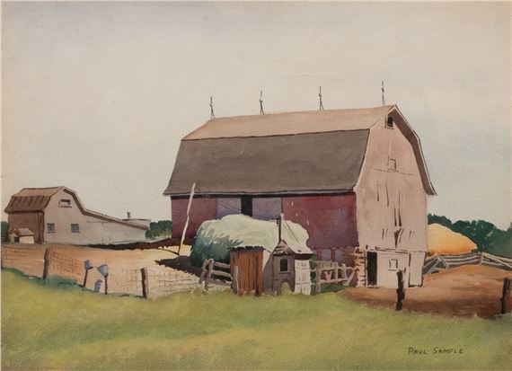 Paul Sample | Nelsons Farm (Circa 20) | MutualArt
