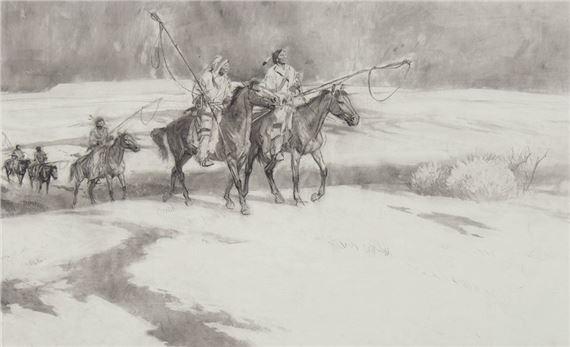 Tom Lovell | Tom Lovell (1909-1997) 22 x 36 inches (1995) | MutualArt