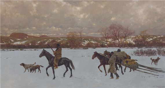 Henry Francis Farny | Henry Farny (1847-1916) 22 x 40 inches (1902 ...