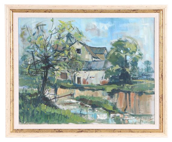 Peter Gilman | . Mill at Walkern signed and dated '62 (lower right) (62 ...