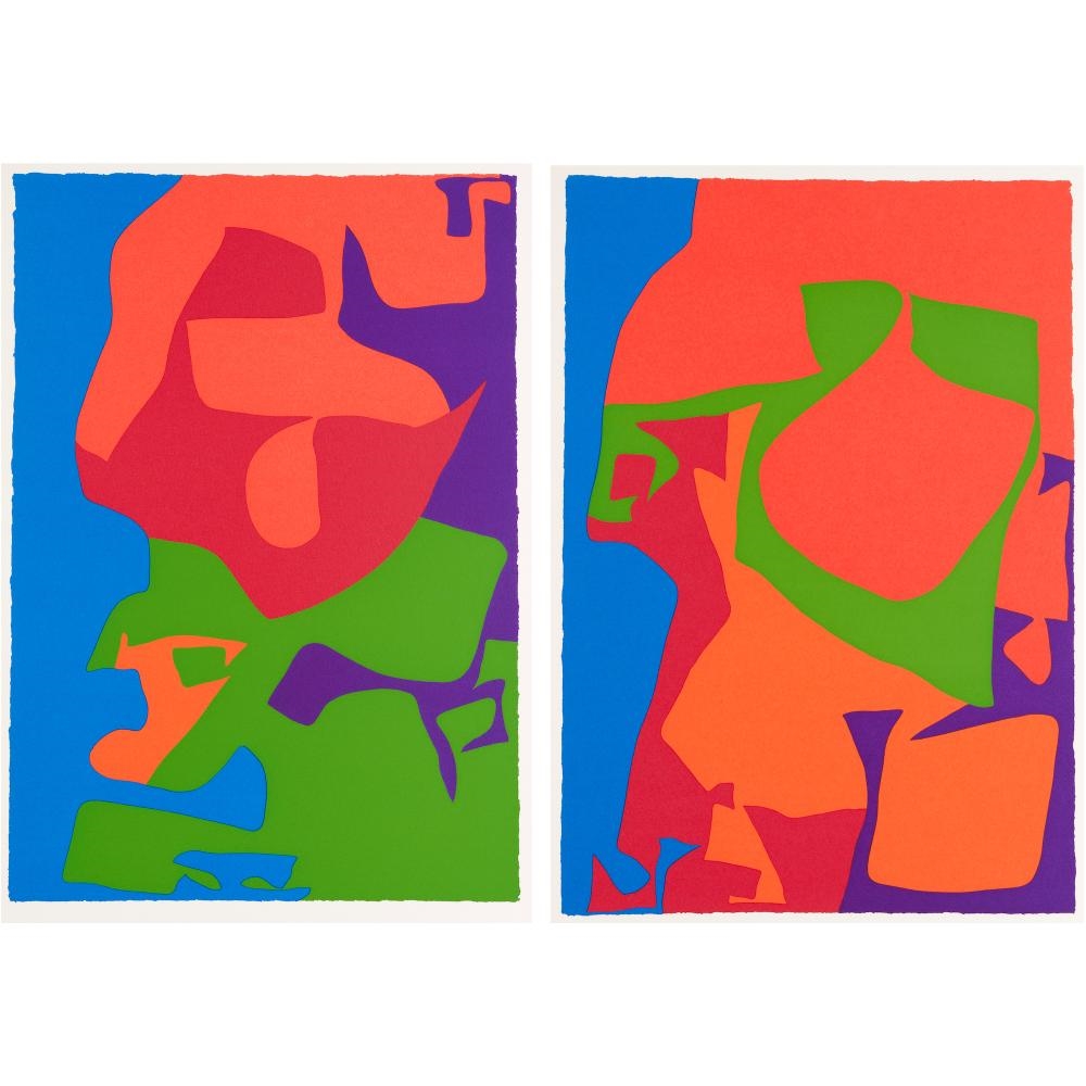 Patrick Heron | The Shapes of Colour 1943-1978 1978 complete suite of screenprints (20) with ...