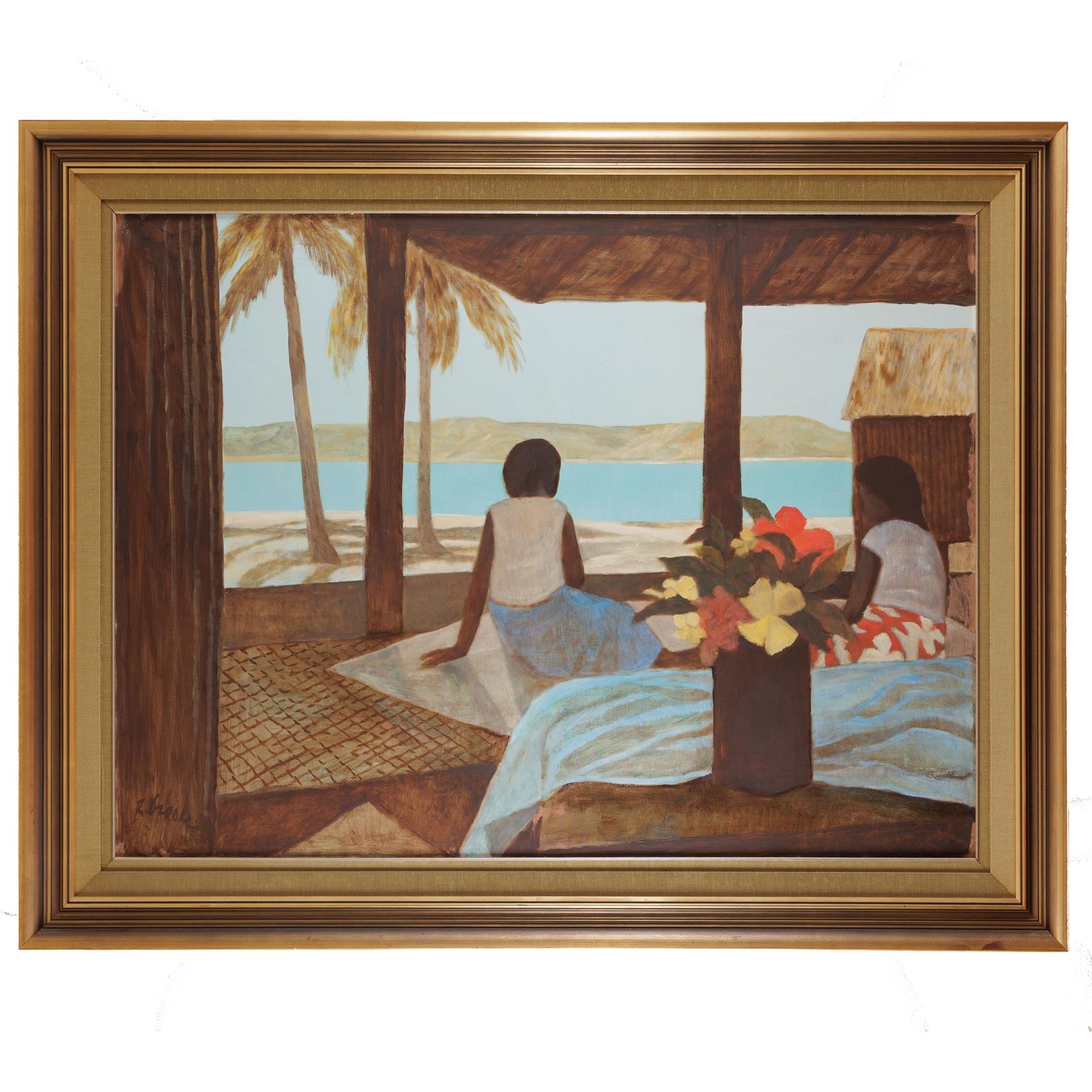 Ray Crooke | Untitled (Island Scene | MutualArt