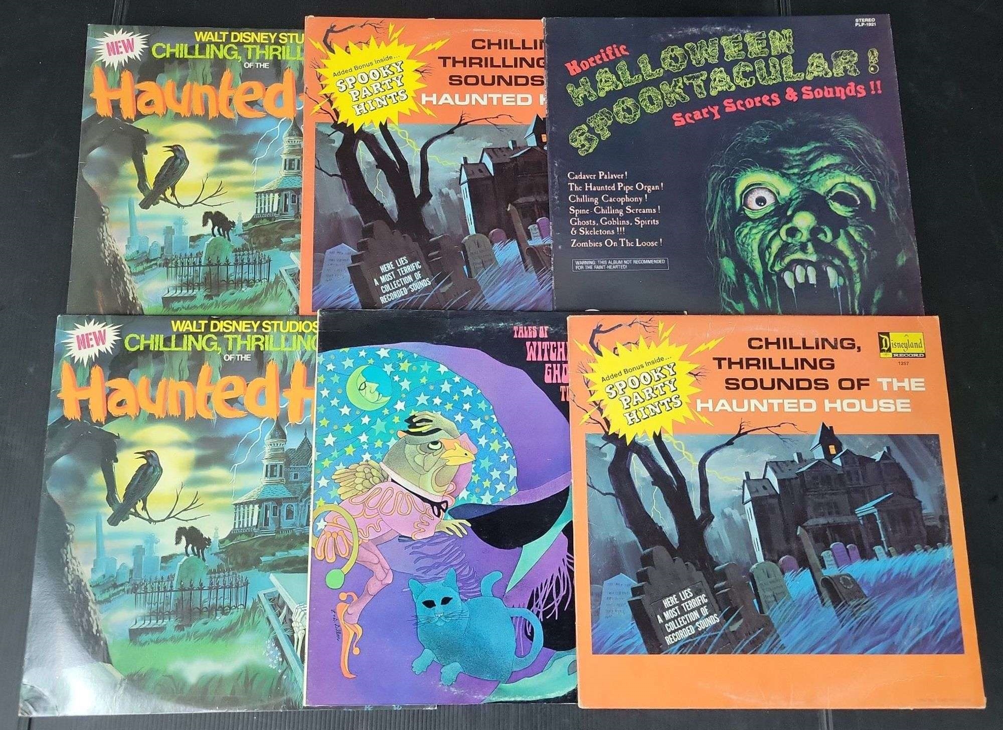 Vincent Price | E) Vintage Walt Disney & More Halloween Vinyl Records ...
