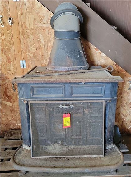 Unknown | Vintage Cast Iron Wood Burning Stove And Accessories | MutualArt