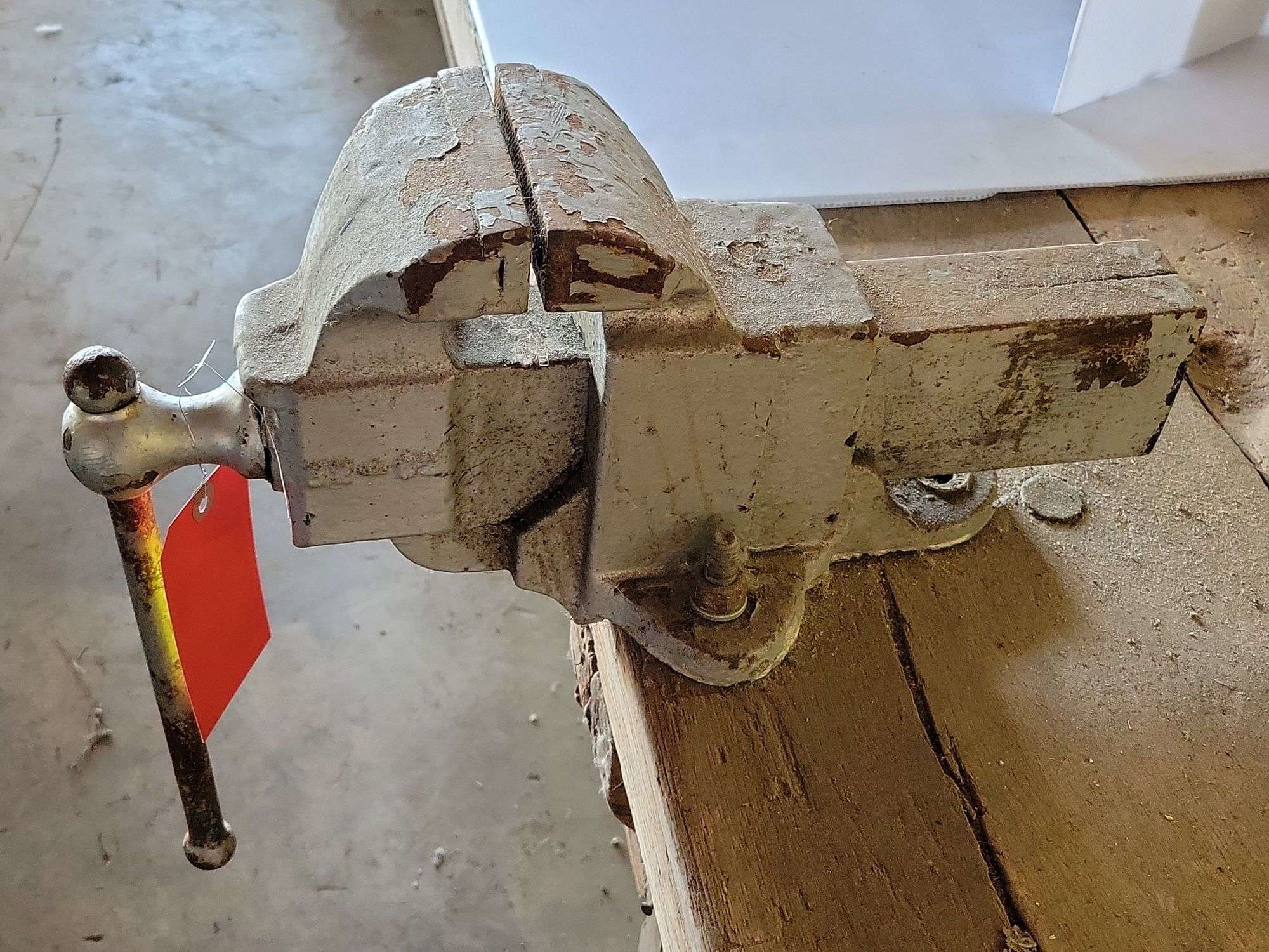 Rusty | Stationary Prentiss Bull Dog Bench Vise | MutualArt