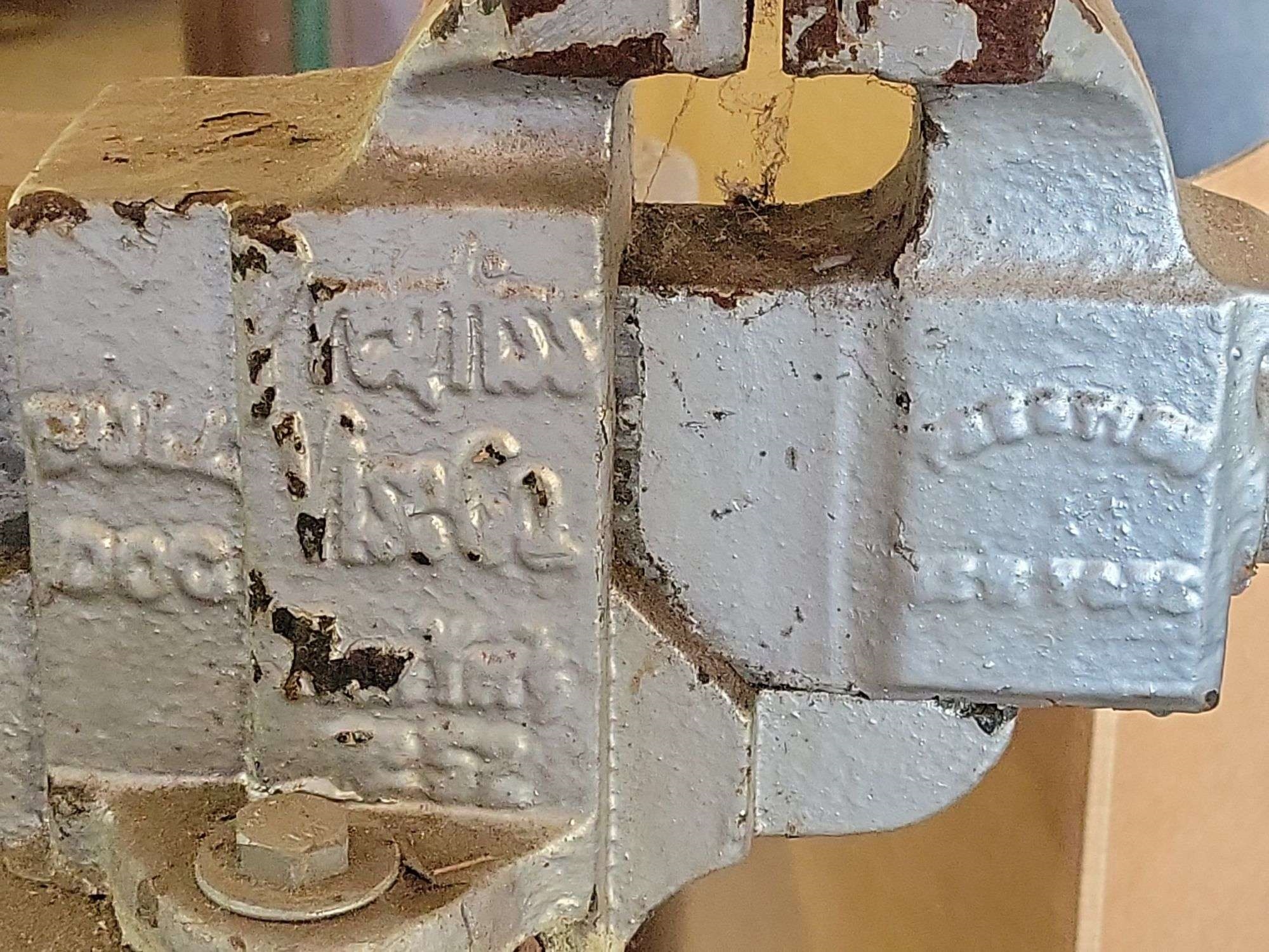 Rusty | Stationary Prentiss Bull Dog Bench Vise | MutualArt