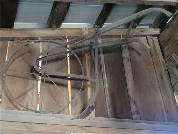 Rusty | Vintage High Wheel Garden Cultivator/Wheel Hoe | MutualArt