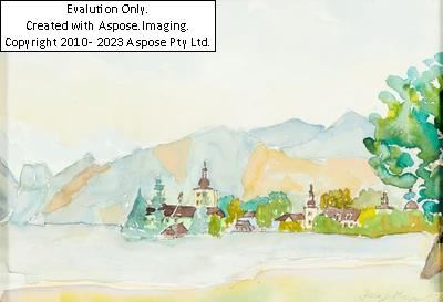 Josef Mayer | Schloss Orth bei Gmunden (1968) | MutualArt