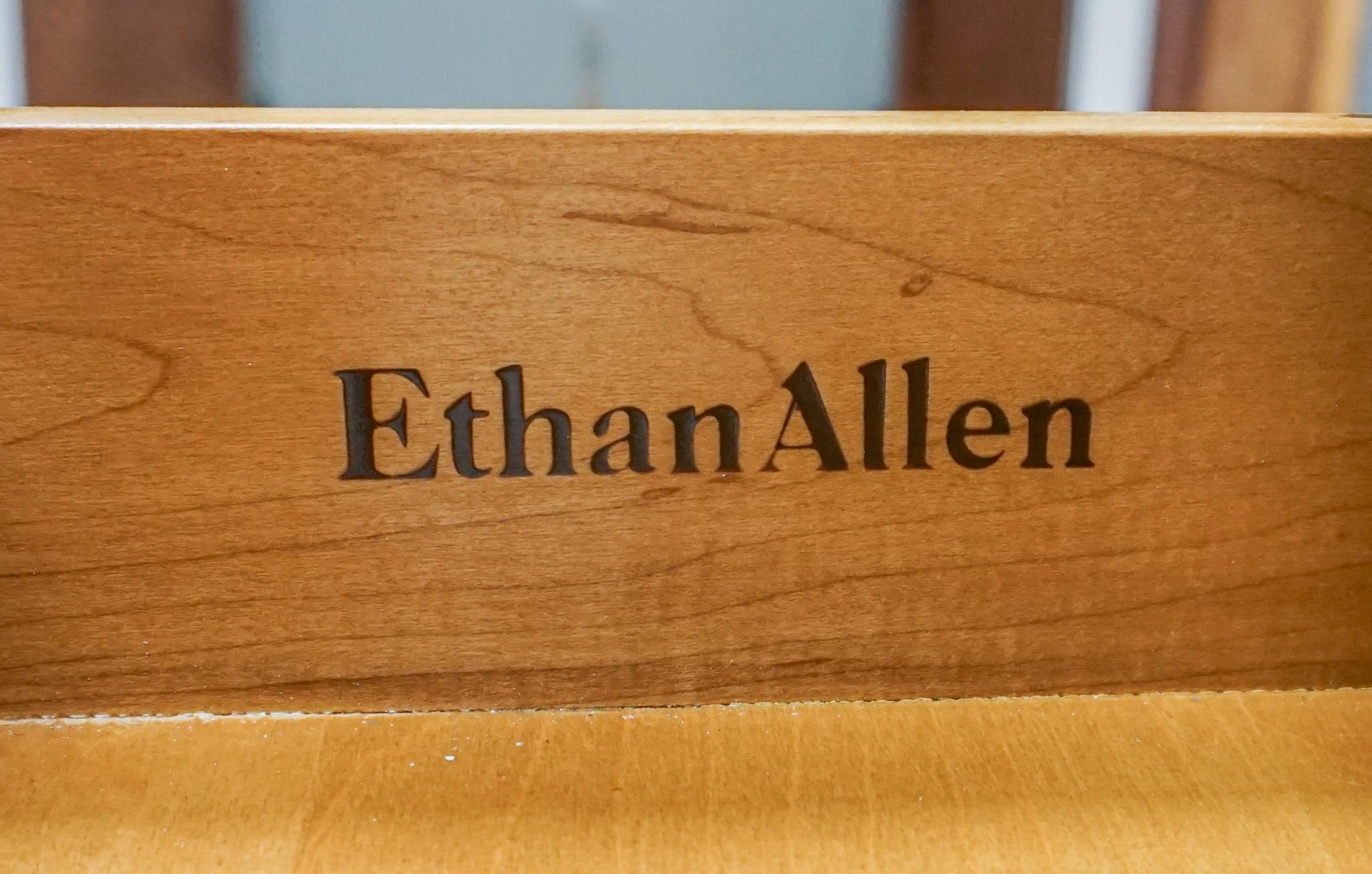 Ethan Allen | Ethan Allen Chippendale Style Mahogany Block Front Chest ...