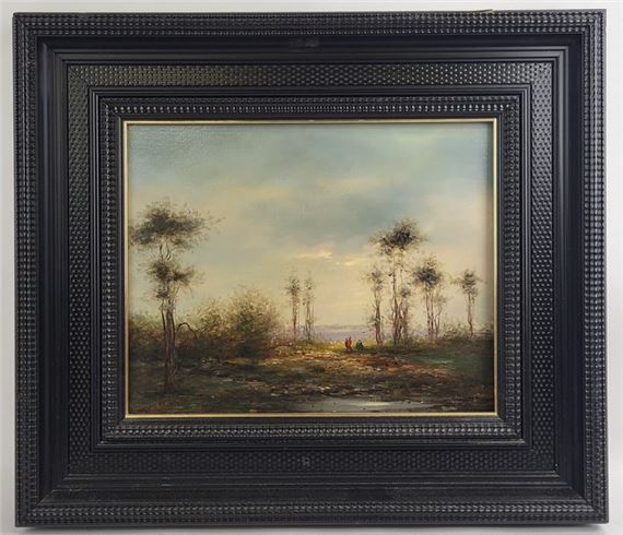 Marius Zabin | Paysage animé de personnages | MutualArt