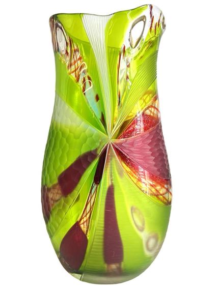 Afro Celotto | Signed Afro Celotto Large Murano Glass Vase | MutualArt