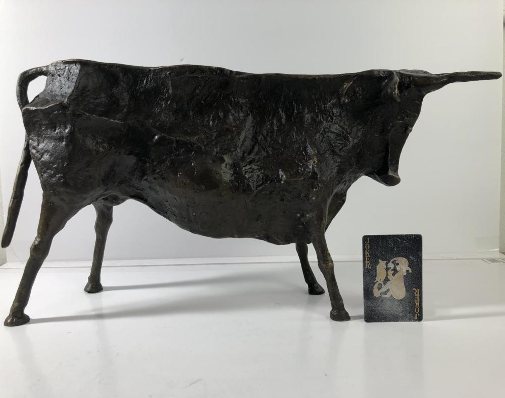 Pablo Picasso | Signed Large Picasso Abstract Bull Bronze Sculpture ...
