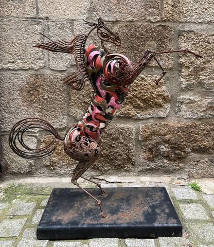 Loreto Verrocchia | Sculpture en fer forgé et émaillé | MutualArt