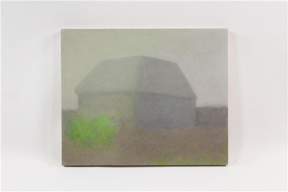 Clark Murray | Building & Bushes | MutualArt