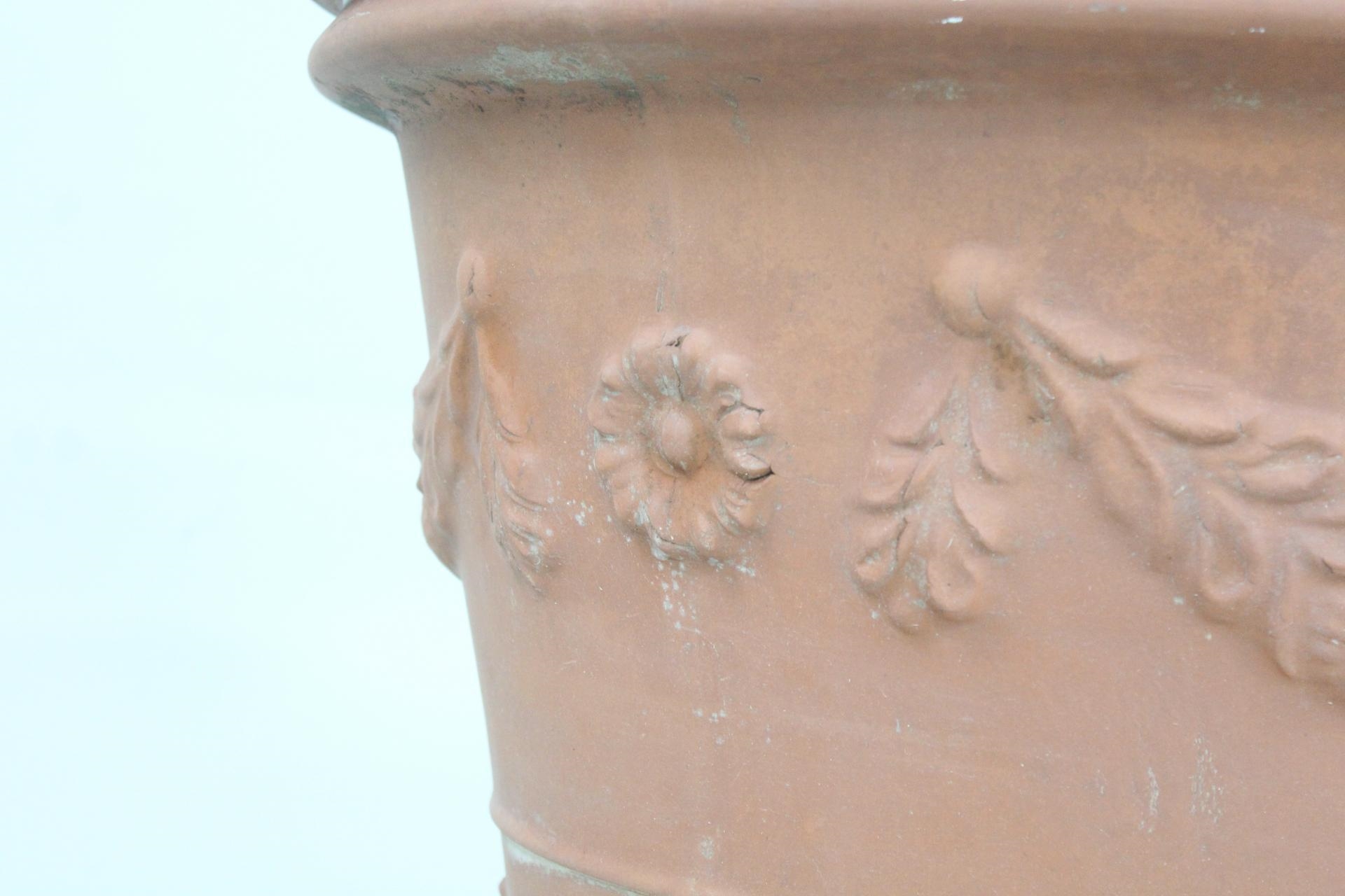Planter | Large Neoclassical Terracotta Garden Planter | MutualArt