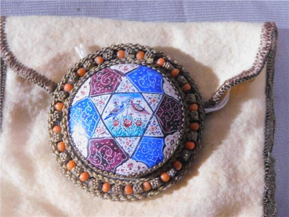 David | Israel Enameled Brooch (2000) | MutualArt