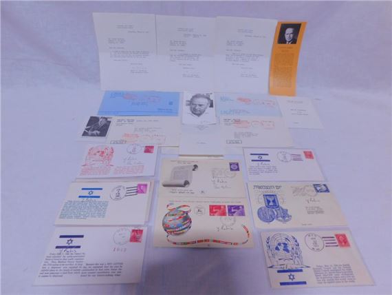 Mark Sinckler | Yitzak Rabin Ephemera (1947) | MutualArt