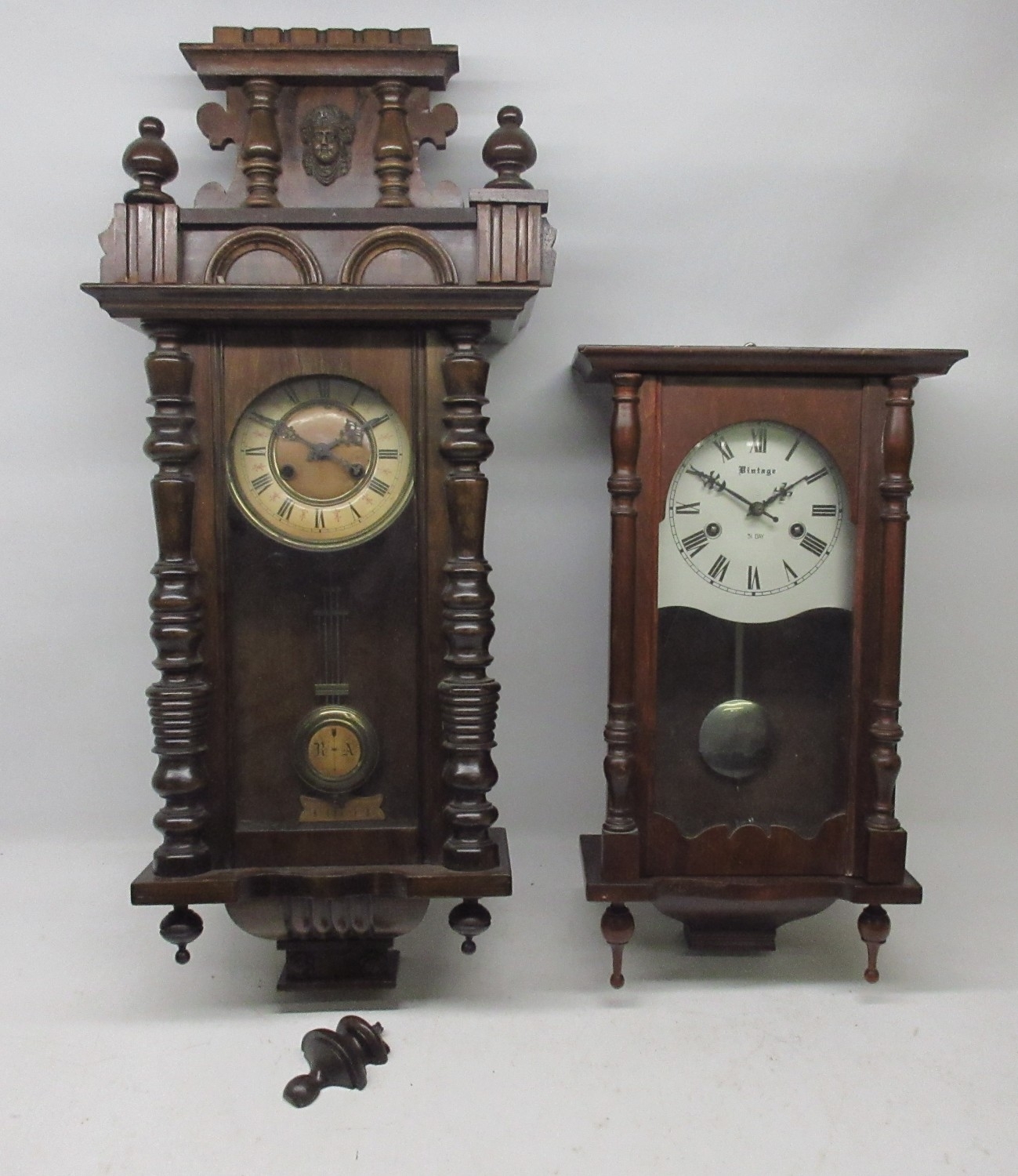 Kienzle | Early Kienzle beech wall clock, moulded case with shaped ...