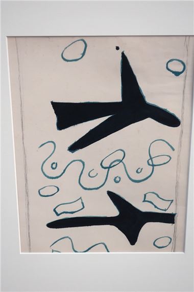 Georges Braque | George Braque (1882-1963) Deux oiseaux (1963) | MutualArt