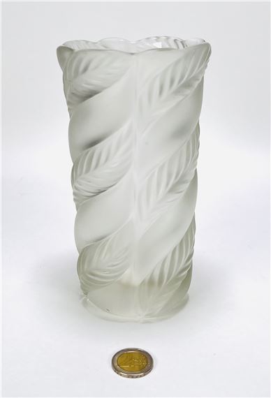 Josef Inwald | Kristallen gematteerde Barolac vaas met decor van ...