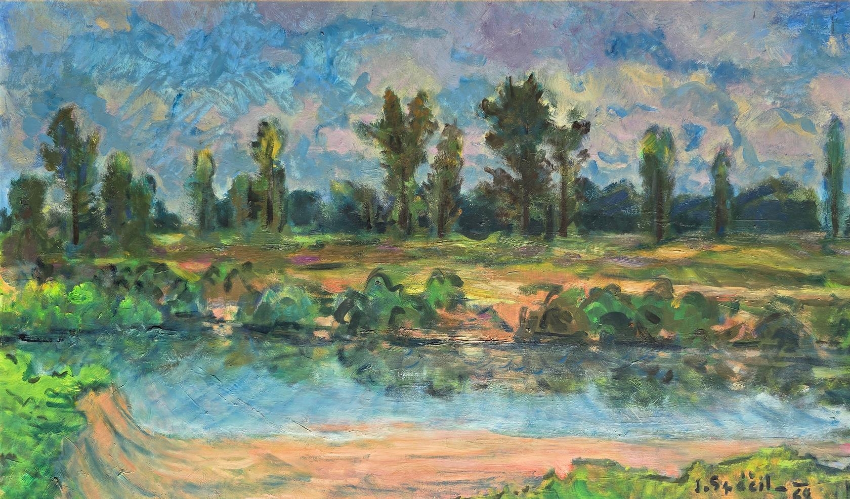 Jan Spácil | U řeky II (1968) | MutualArt