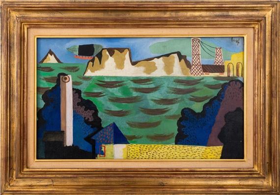 Jean Lurçat | Jean Lurcat Paysage T.S.F. Oil on Canvas, 1925 (1925 ...