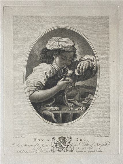 Bartolomé Estebán‏ Murillo | An 18th century stipple engraving titled ...